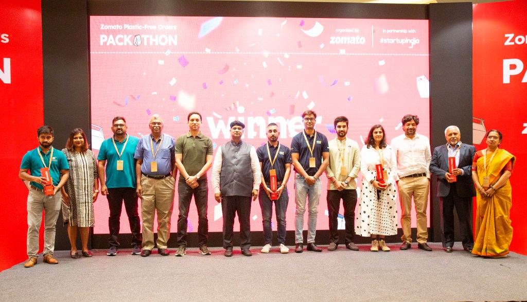 Zomato announces winners of Plastic-Free Orders Packathon